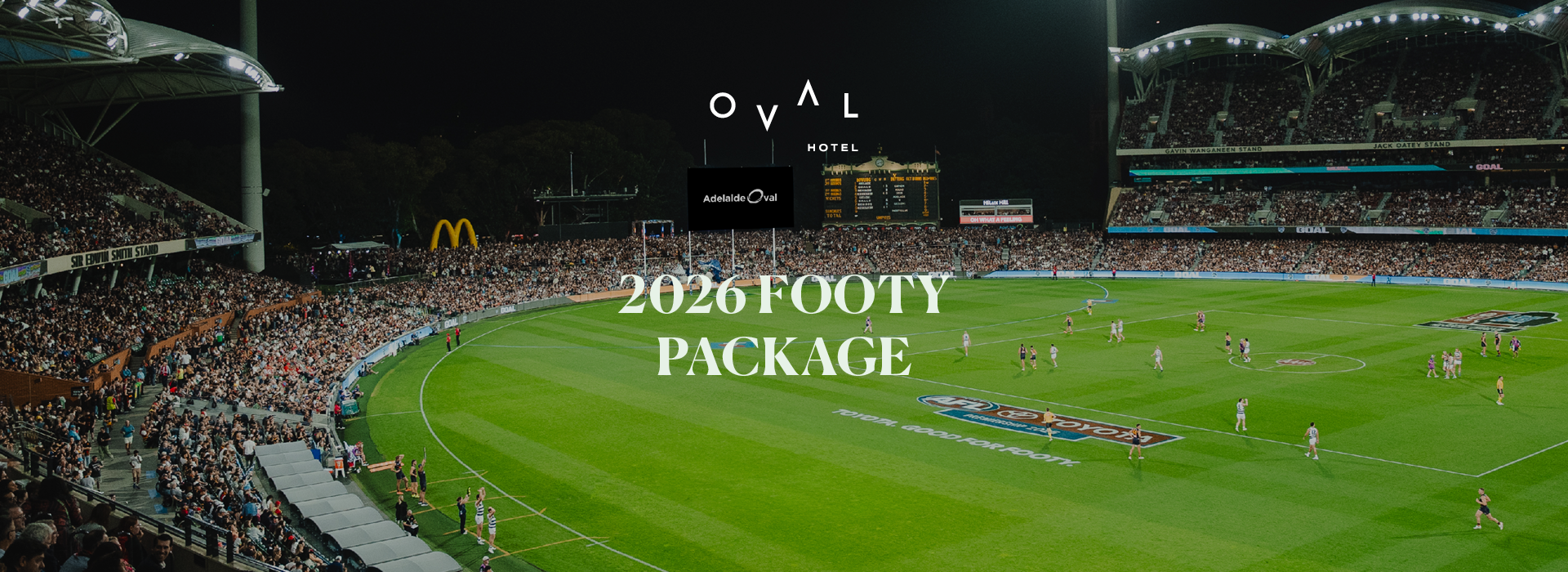 2026 Footy Package | Oval Hotel